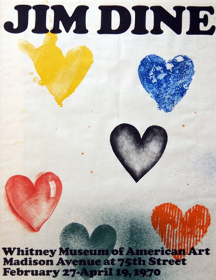Whitney Museum American Art 1970 (Poster) by Jim Dine - For Sale on Art ...