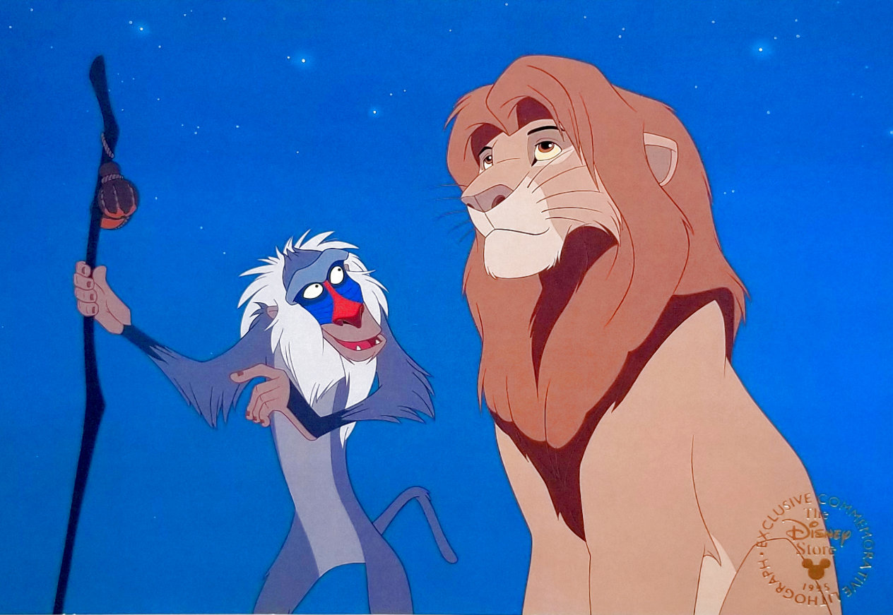 Disney The Lion King Exclusive Commemorative Lithograph 1995 by Disney ...