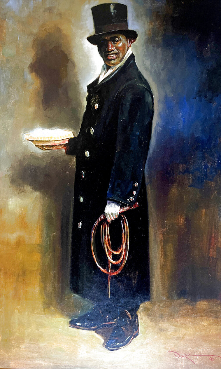 Coachman Oil on Canvas by John Carroll Doyle - For Sale on Art Brokerage