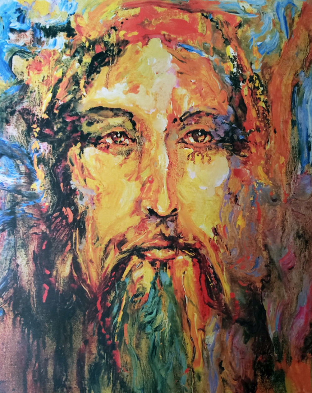 Jesus AP Lithograph 14x11 by Duaiv - For Sale on Art Brokerage