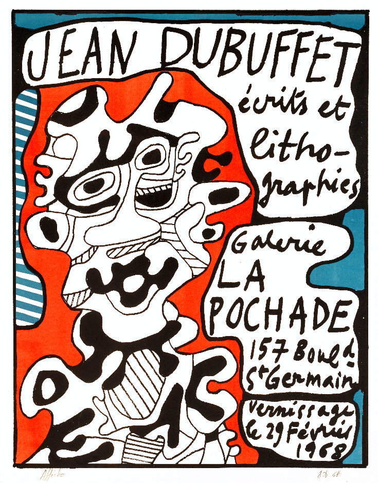 French Artist Jean DuBuffet Artwork For Sale - 1 Listings