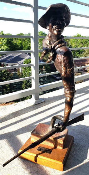 Benny Goodman Bronze Sculpture 1992 27 in by Ed Dwight