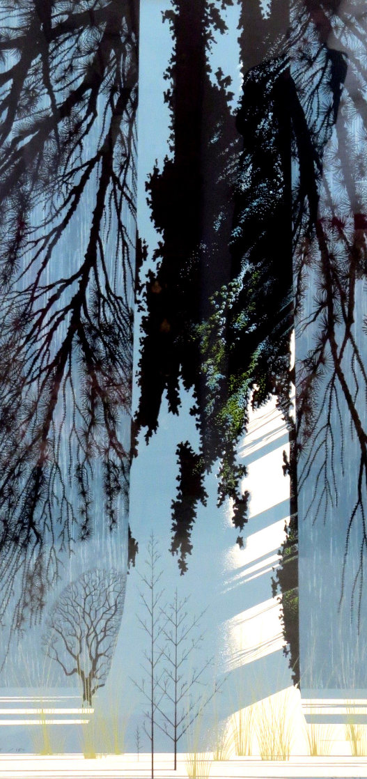 Snow White 1992 Serigraph 39x19 by Eyvind Earle