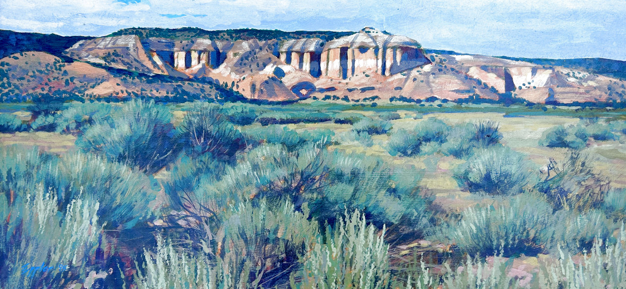 Near the Monastery 1990 Acrylic on Board by Jim Eppler - For Sale on ...