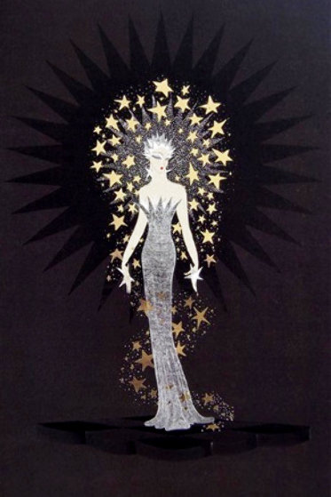 Erte, Star Struck, print, 1988 by Erte - For Sale on Art Brokerage