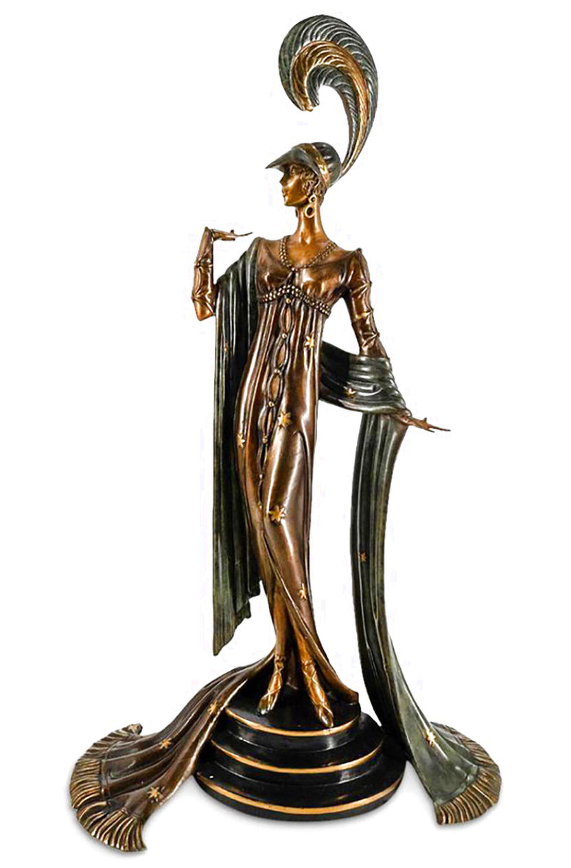 Directoire 1985 Limited Edition Bronze Sculpture by Erte - For Sale on ...