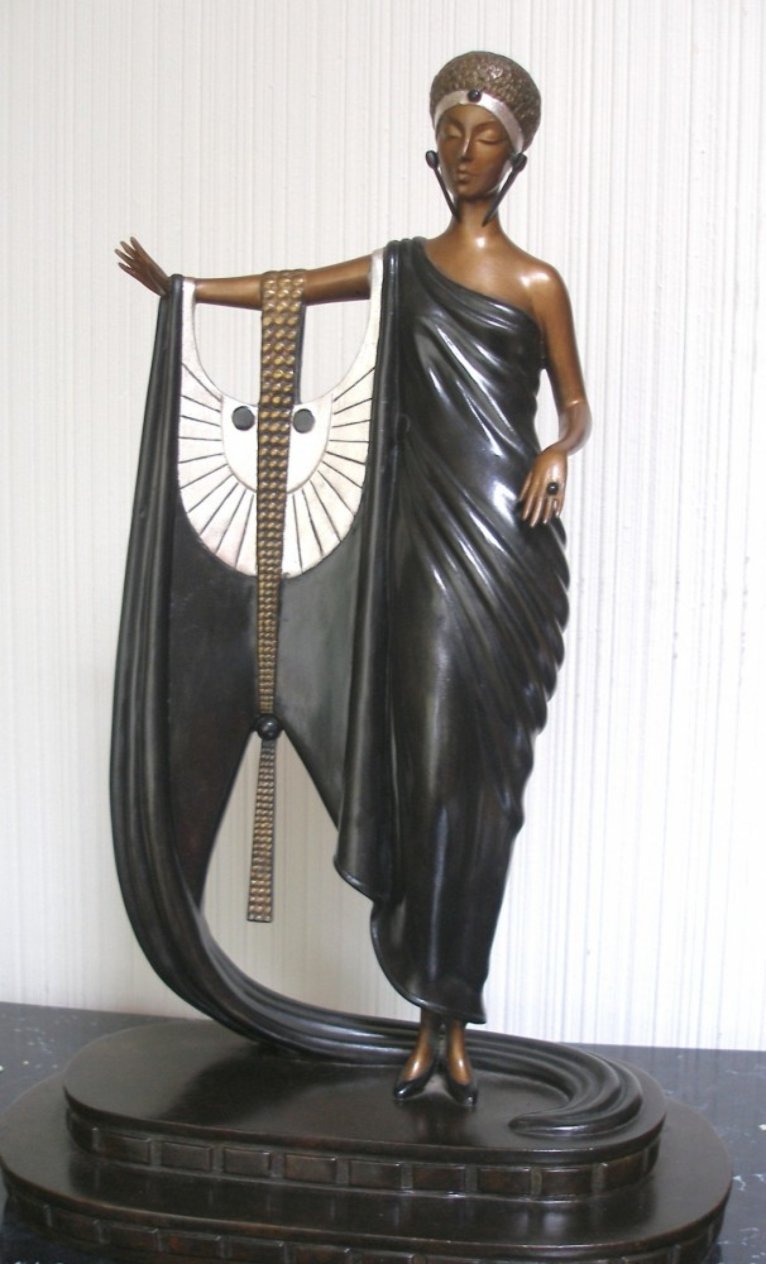 Sophisticated Lady Bronze Sculpture 1980 by Erte - For Sale on Art ...