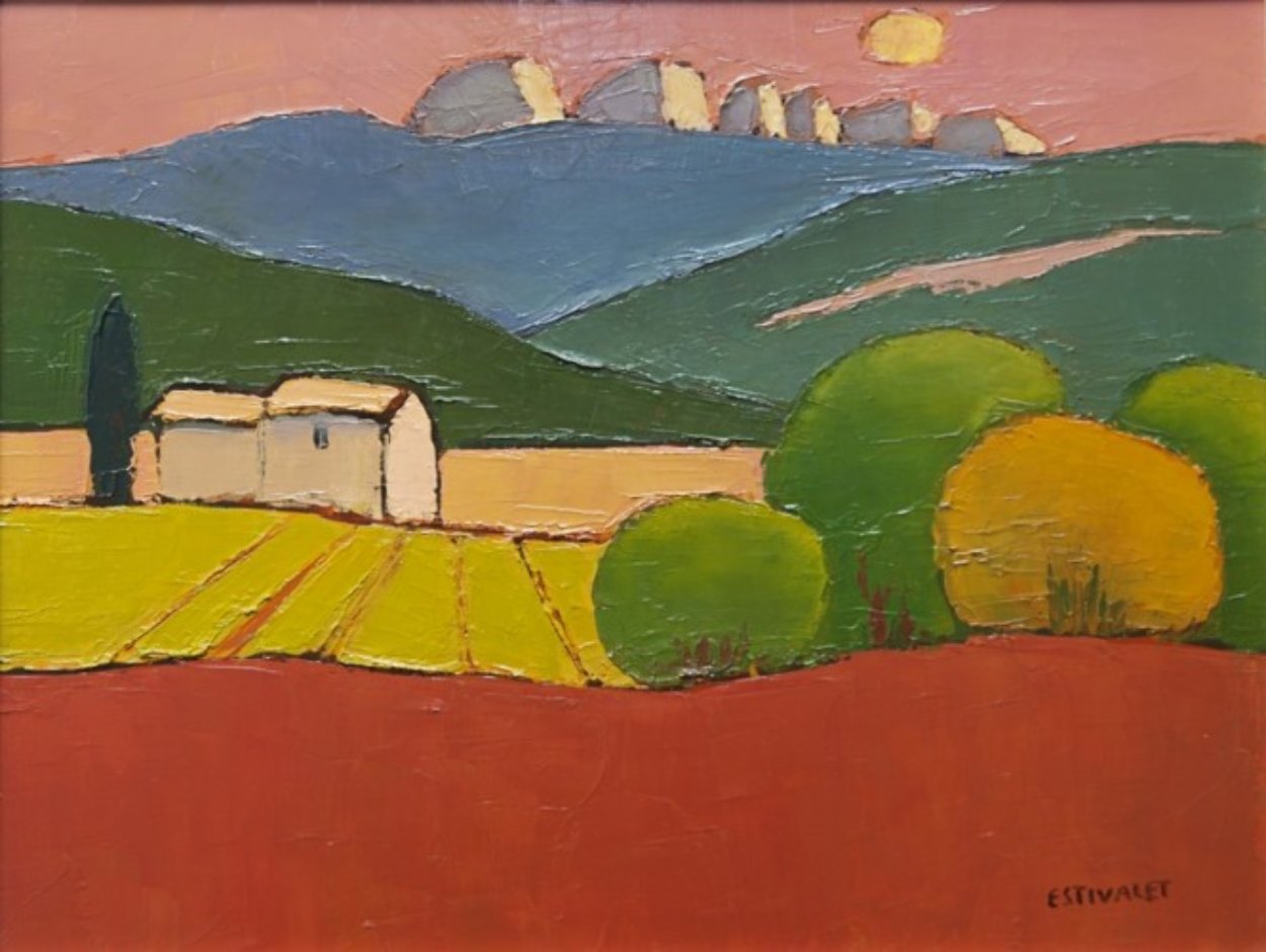 Untitled Landscape 19x16 by Elizabeth Estivalet