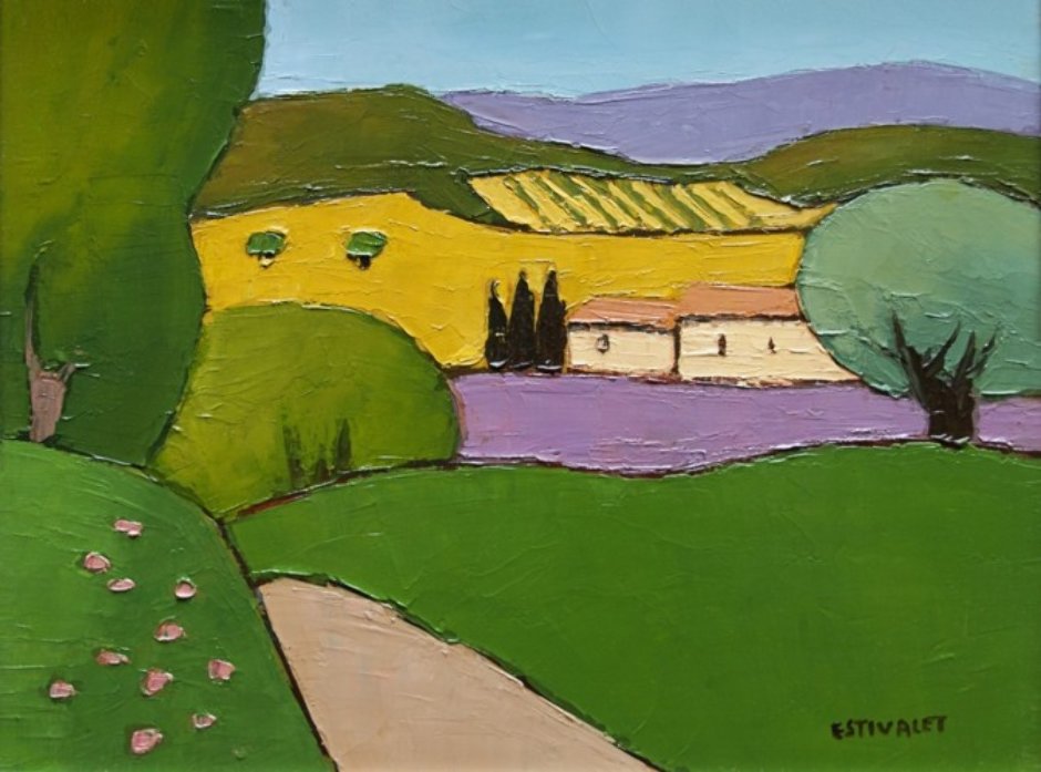 Elizabeth Estivalet Polish Artist Paintings For Sale - 14 Listings