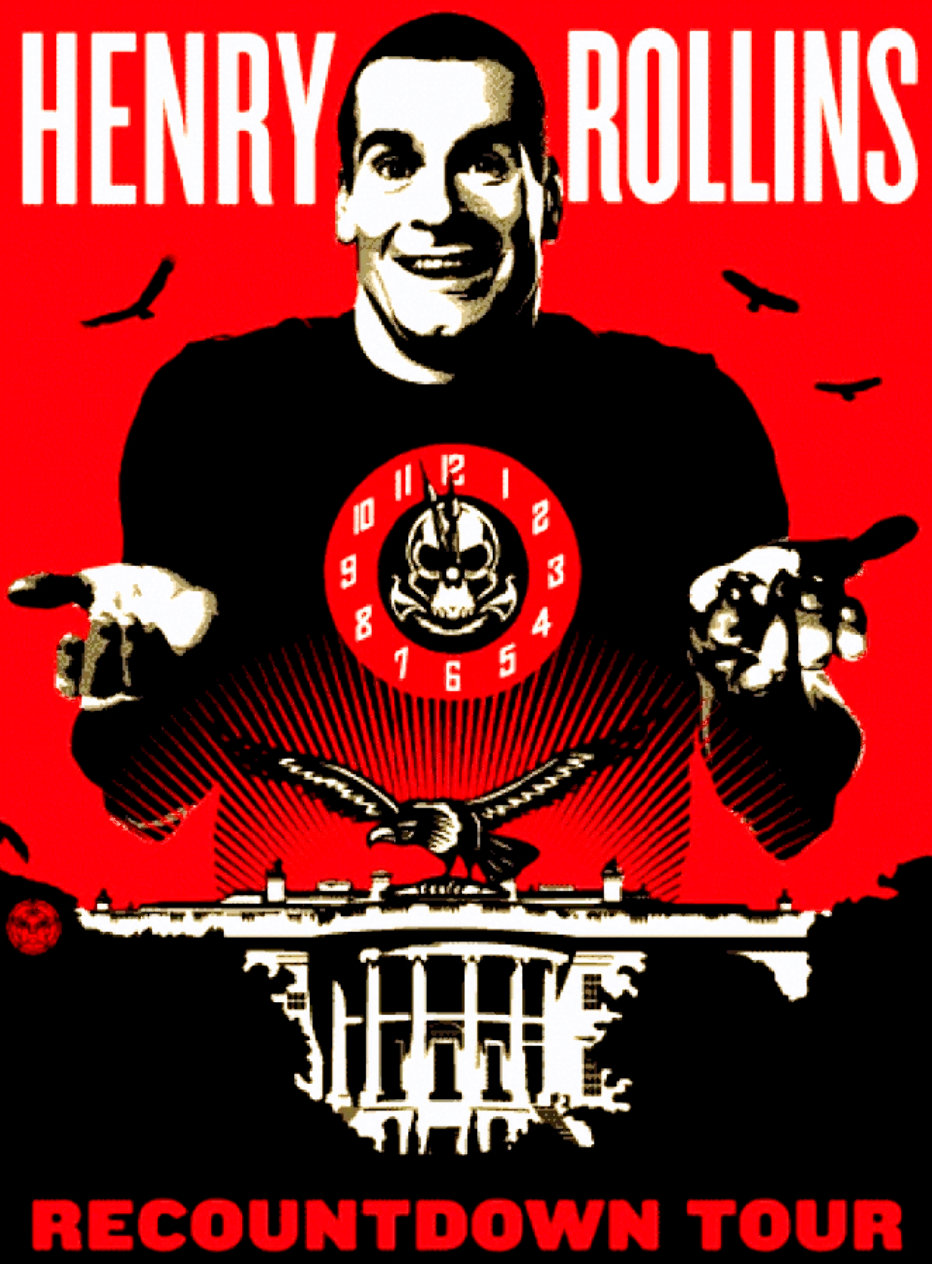 Henry Rollins Screen Print 24x18 by Shepard Fairey - For Sale on Art ...