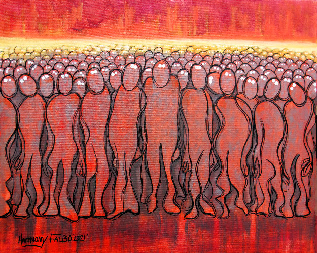 Brainwashed 2021 Oil on Canvas 20x24 by Anthony Falbo - For Sale on Art ...