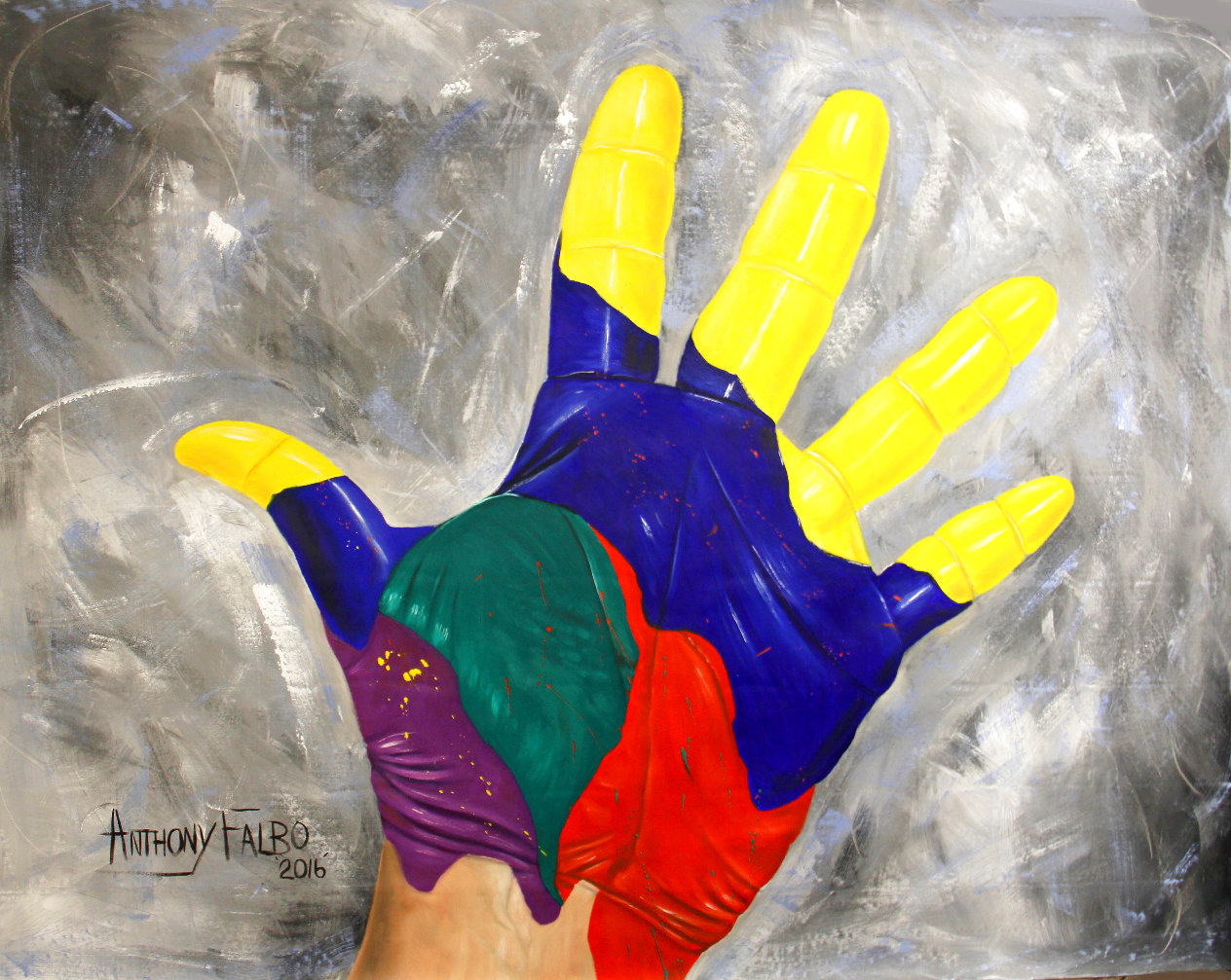 Hand Painted 2016 Oil on Canvas 52x67 by Anthony Falbo - For Sale on ...