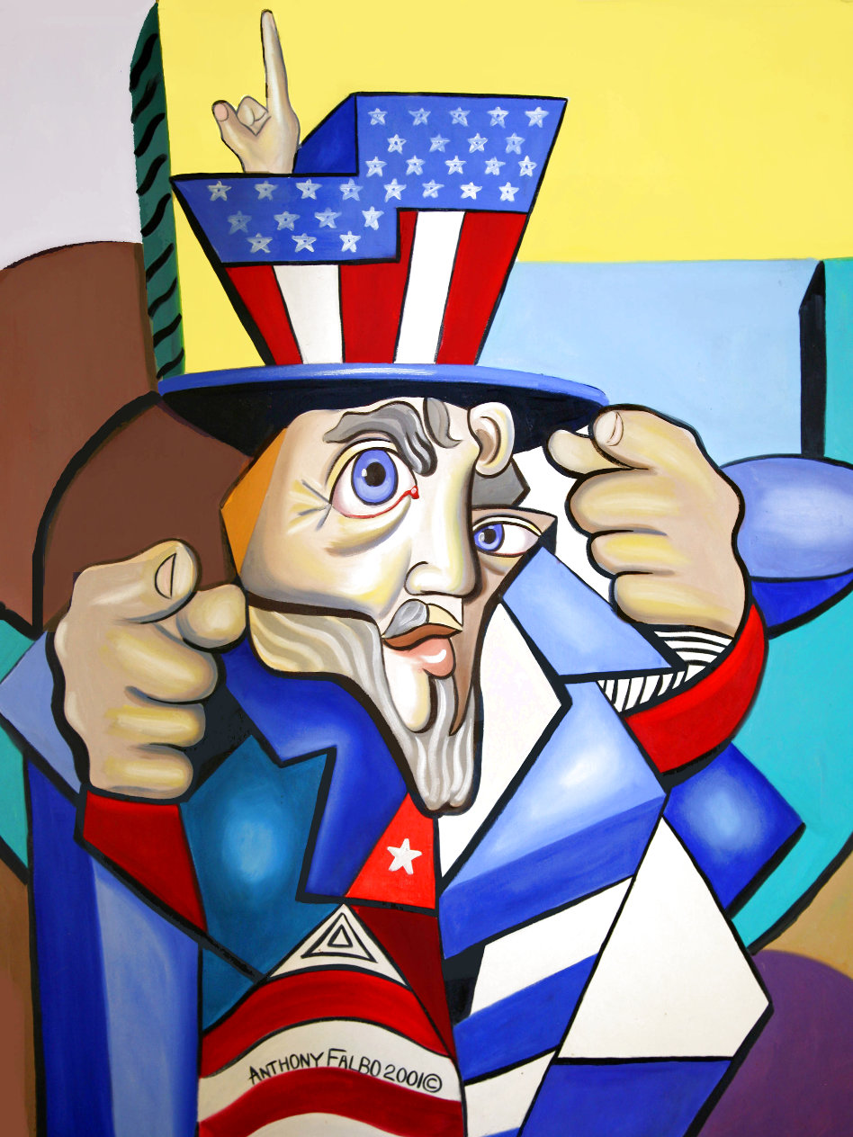 Uncle Sam 2001 Giclee 26x20 by Anthony Falbo - For Sale on Art Brokerage