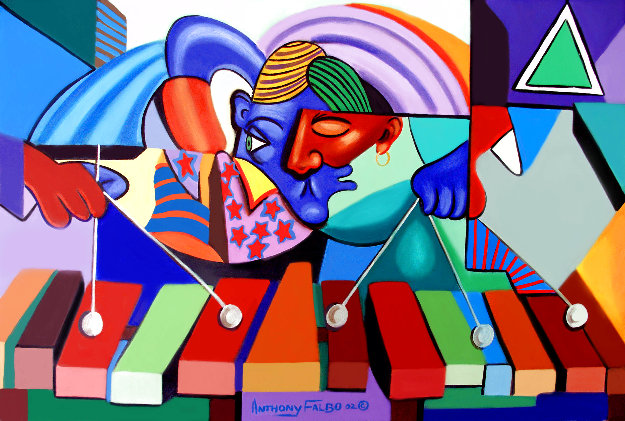 Cool Vibes 2002 Giclee on Heavy Watercolor Paper 18x26 by Anthony Falbo ...