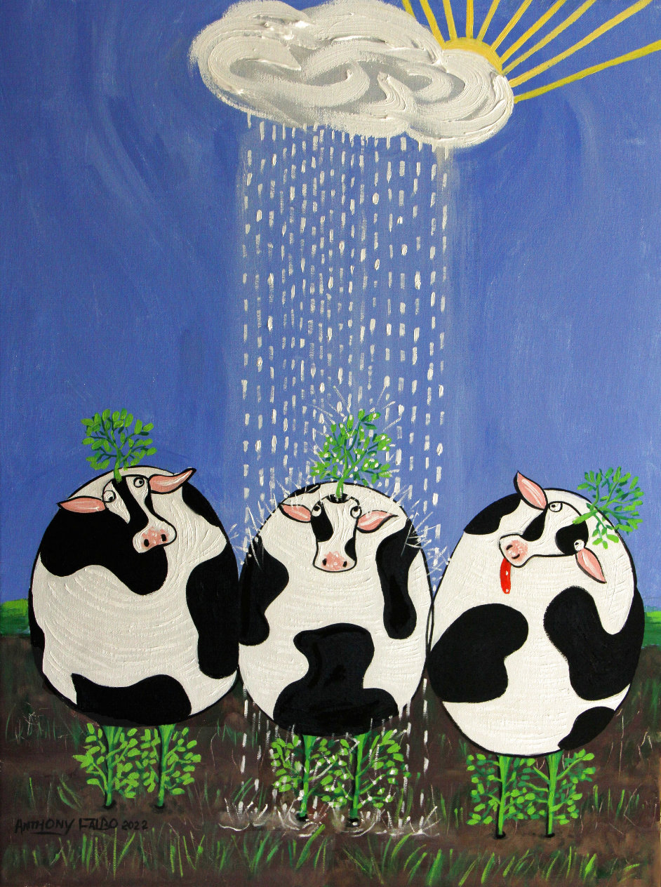 Plant Based Beef 2022 Oil on Canvas 24x18 by Anthony Falbo - For Sale ...