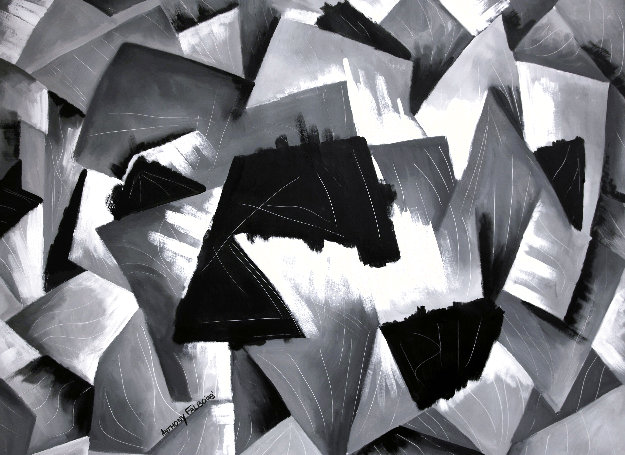 Fight of Good and Evil 2008 Oil on Canvas 48x57 by Anthony Falbo - For ...