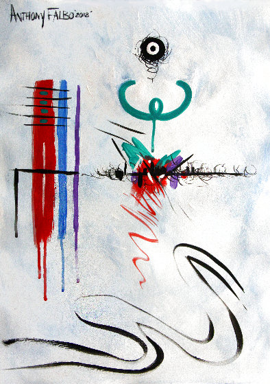 Omnipresence 2018 Acrylic on Heavy Watercolor Paper 24x18 by Anthony ...