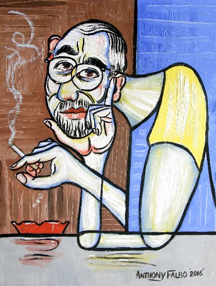 Self Portrait from My Perspective 2016 Oil on Canvas 24x18 by Anthony ...