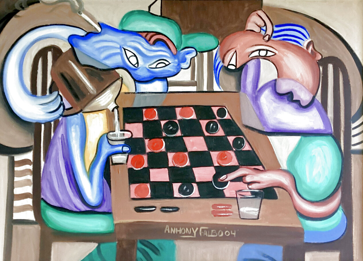 Double or Nothing 2004 Oils on Canvas by Anthony Falbo - For Sale on ...