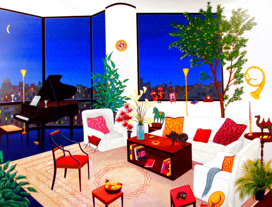 Park West Artist: Fanch Ledan French Contemporary Artist Paintings ...