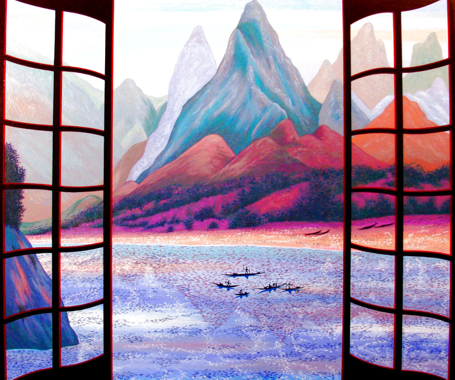 Park West Artist: Fanch Ledan French Contemporary Artist Paintings ...