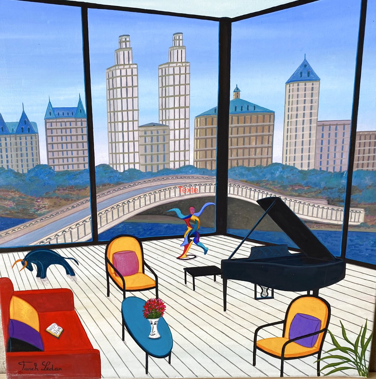 Living in CP 2016 Acrylic on Canvas by Fanch Ledan - For Sale on Art ...