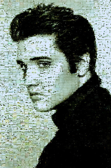 Elvis 2005 Framed Limited Edition Lithograph 25x17 by Neil J. Farkas ...