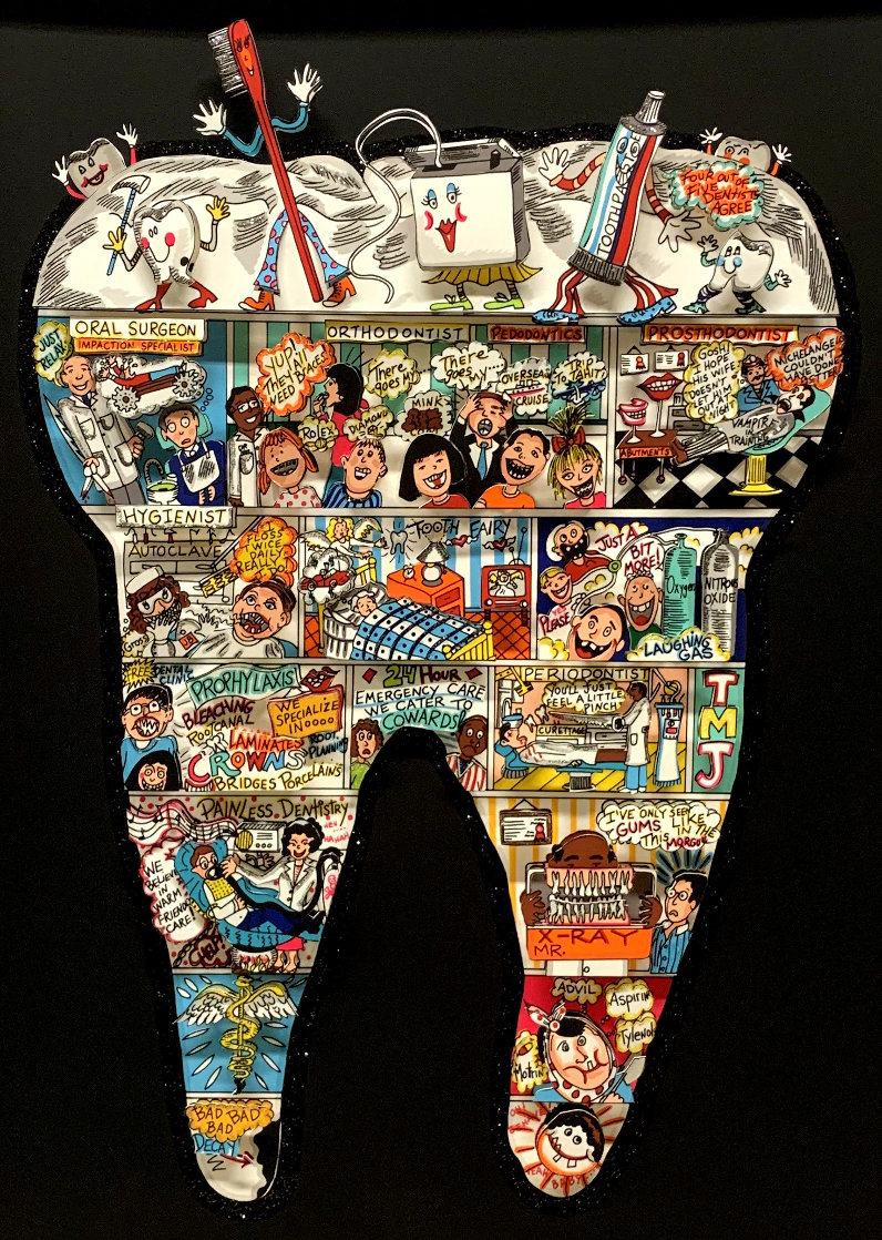 Tooth Fairy Tales 3-D Pop Art by Charles Fazzino
