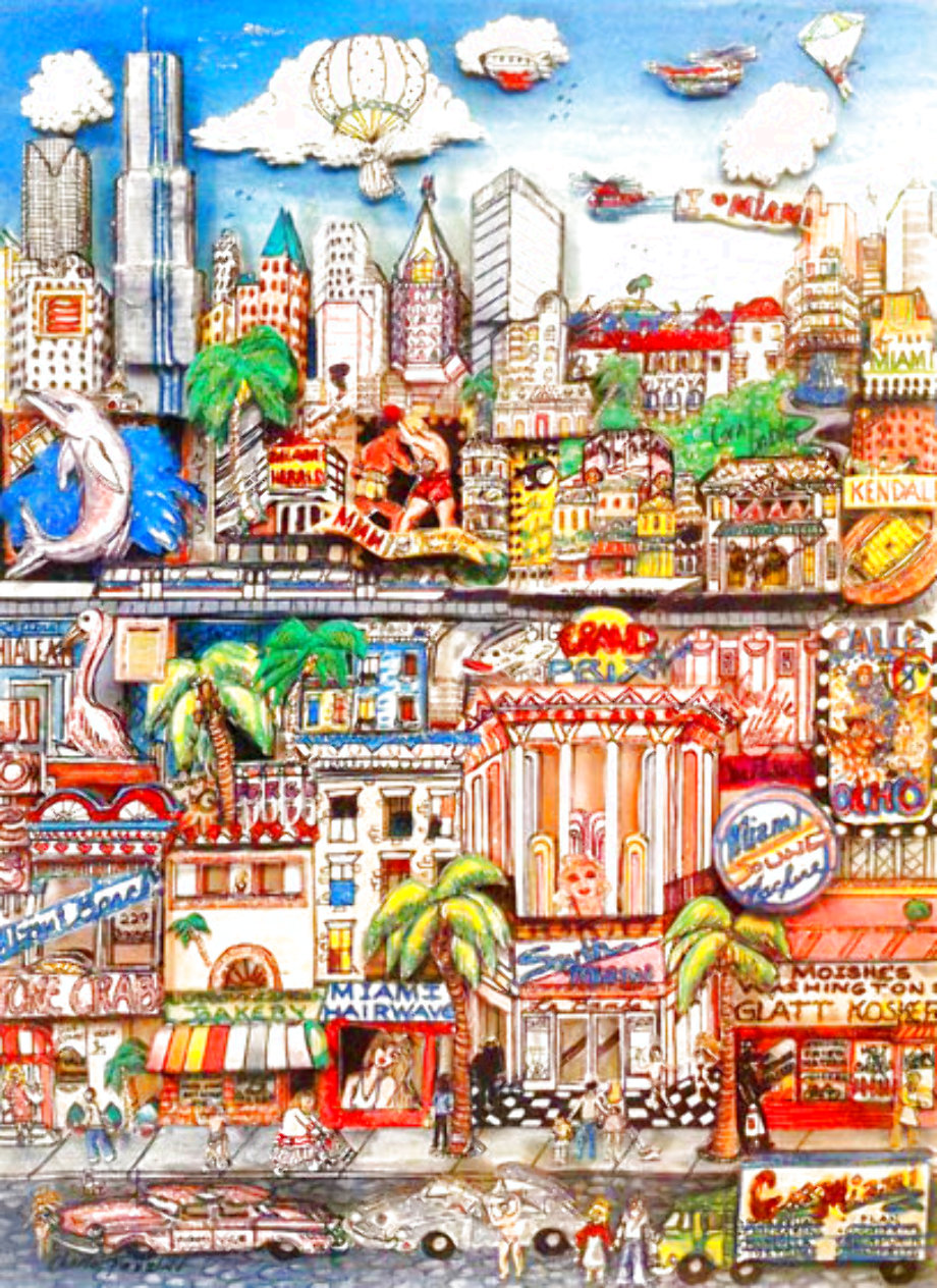 Charles Fazzino, print, Miami Heat 1991 by Charles Fazzino - For Sale ...
