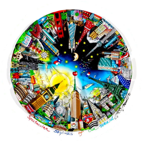 Totally New York 3-D Serigraph 10x8 by Charles Fazzino
