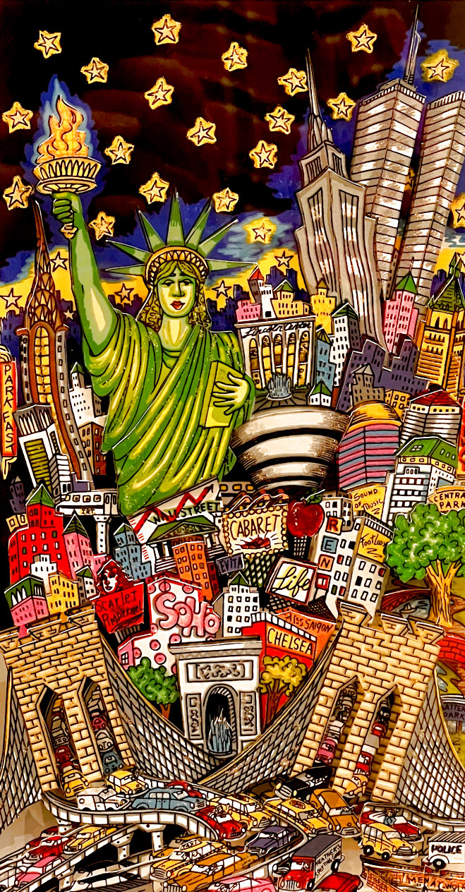Rubbernecking New York 3-D Serigraph 17x13 by Charles Fazzino - For ...