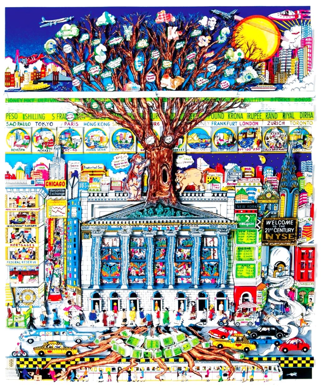 Money Doesn't Grow on Trees 2000 Limited Edition 3-D Serigraph by ...