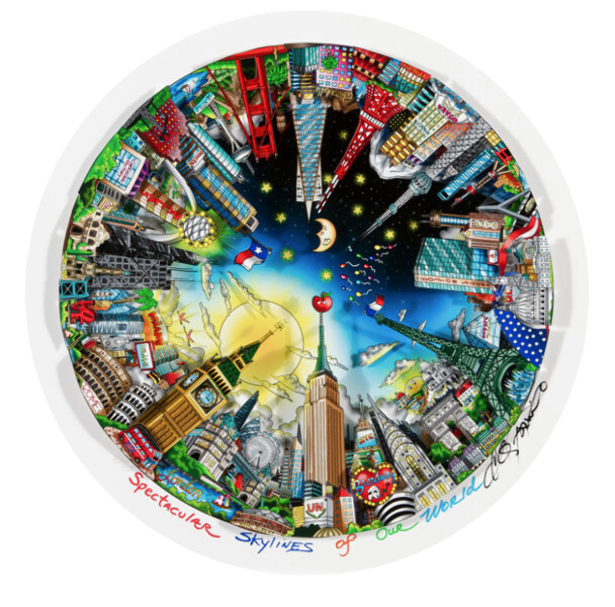 Spectacular Skylines of Our World 3-D 2019 Limited Edition Embellished ...