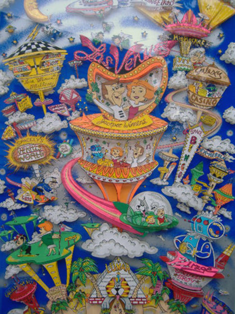 Steppin Out on Broadway 1993 3-D Serigraph 33x43 by Charles Fazzino ...