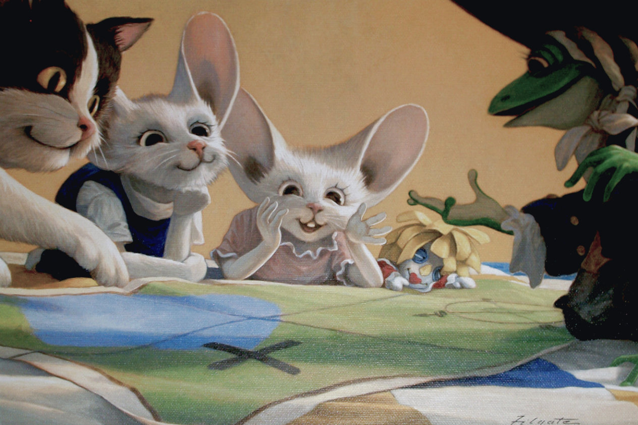 X Marks the Spot Limited Edition Giclee on Canvas by Leonard Filgate ...