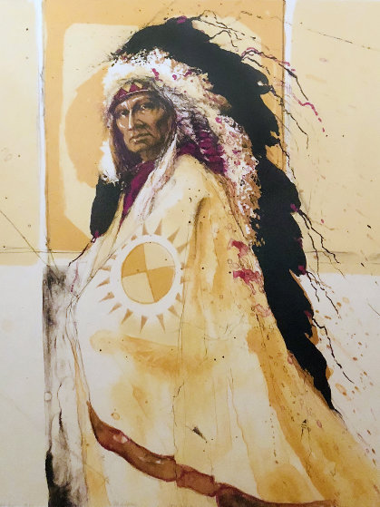 Red Tomahawk AP 1980 by Larry Fodor - For Sale on Art Brokerage