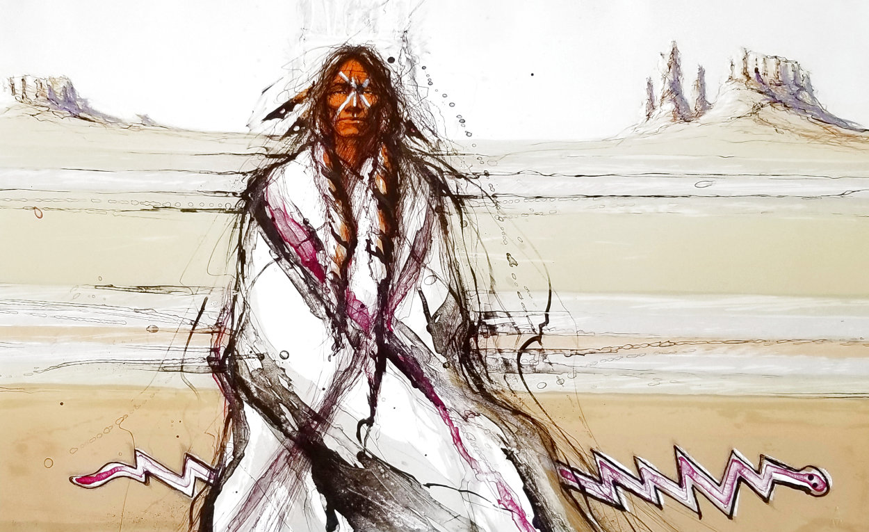 Snake Running Backwards Watercolor Triptych 1985 Watercolor 30x60 by ...