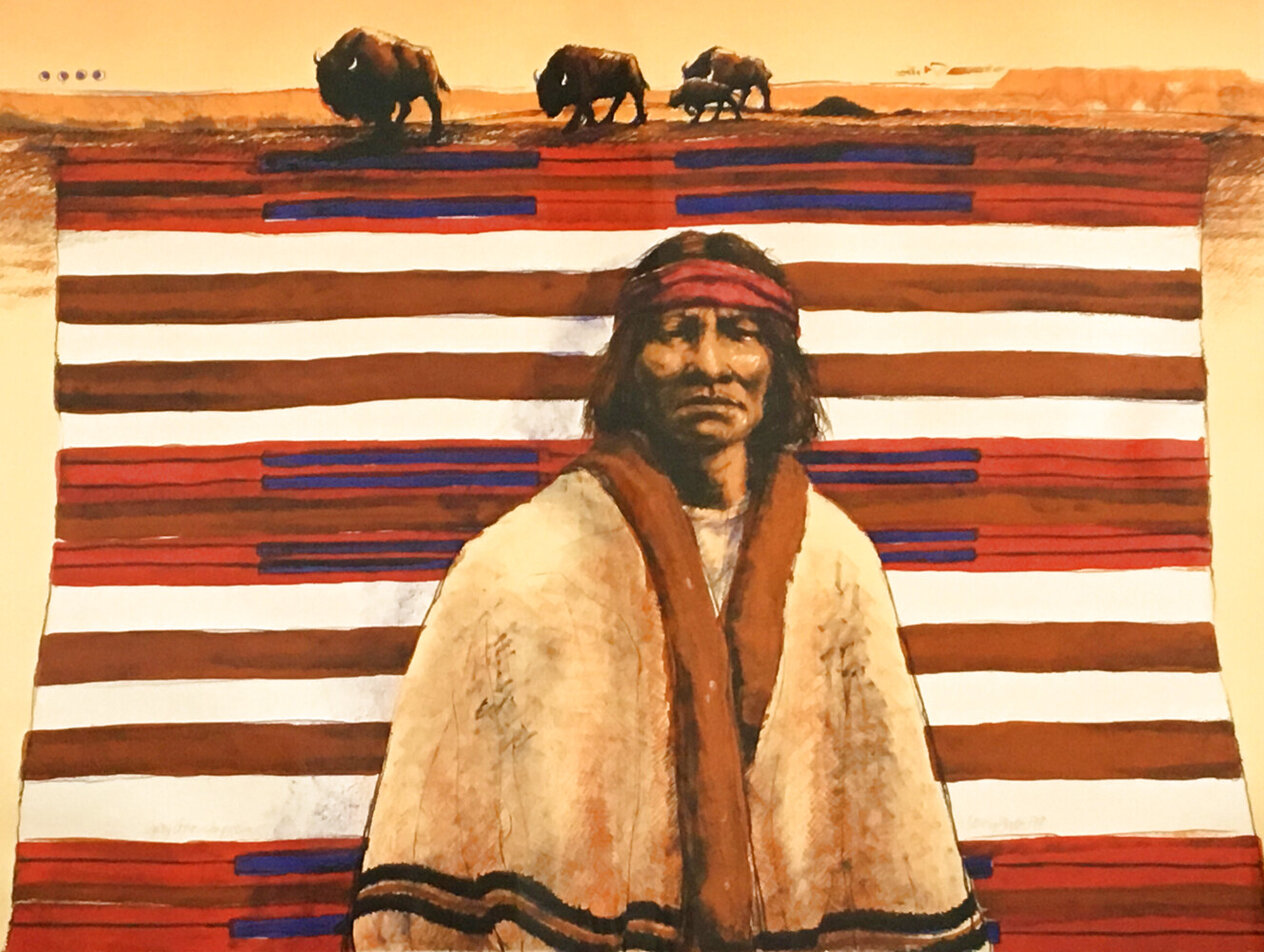 Grey Arrow Impression 1980 Framed Limited Edition Lithograph by Larry ...