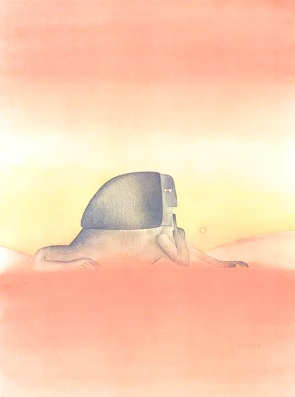 Jean Michel Folon, Paintings For Sale, Wanted