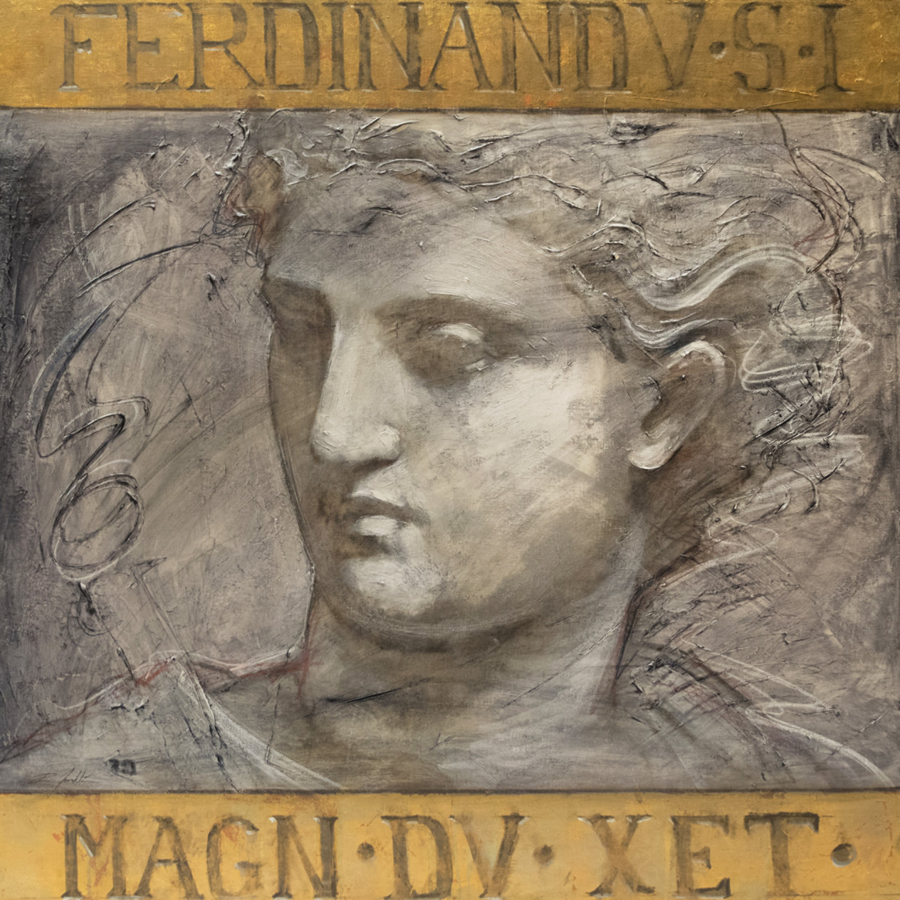 Ferdinand, 1993, Oil on Canvas, 44x44 by Richard Franklin - For Sale on ...