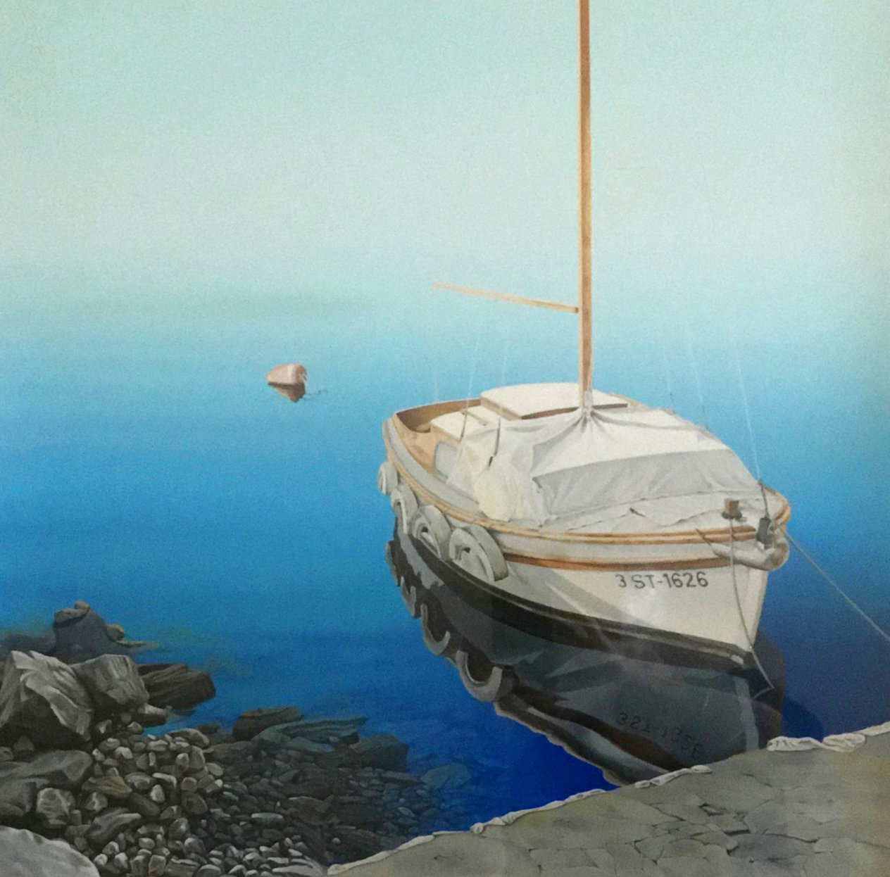Tranquil Harbor Limited Edition Serigraph by Frane Mlinar - For Sale on ...