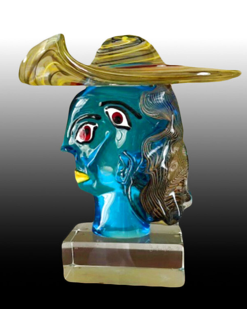 Picasso Women Murano Glass Sculpture by Walter Furlan - For Sale on Art ...