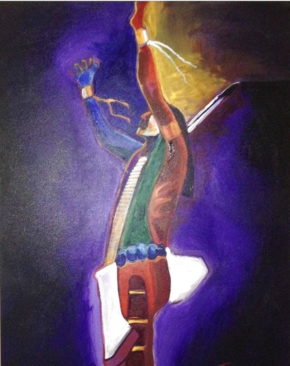 Medicine Maker 2005 Acrylic on Canvas by Malcolm Furlow - For Sale on ...