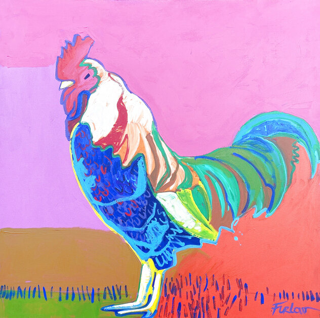 Taos Medicine Man 1993 Framed Acrylic on Canvas 30x46 by Malcolm Furlow ...