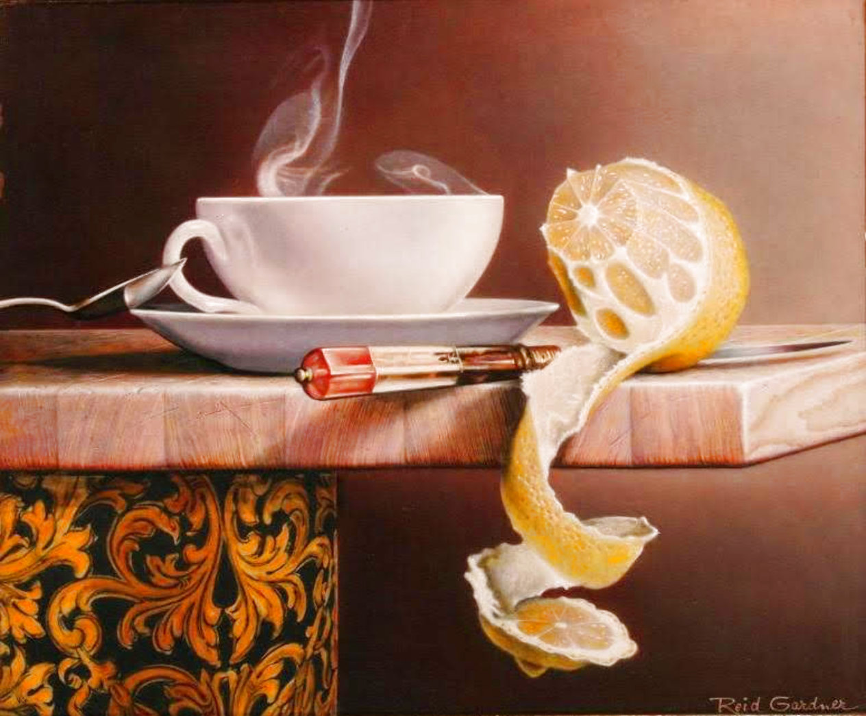 Still Life 1972 Oil and Tempera on Masonite 12x14 by Reid Gardner - For ...