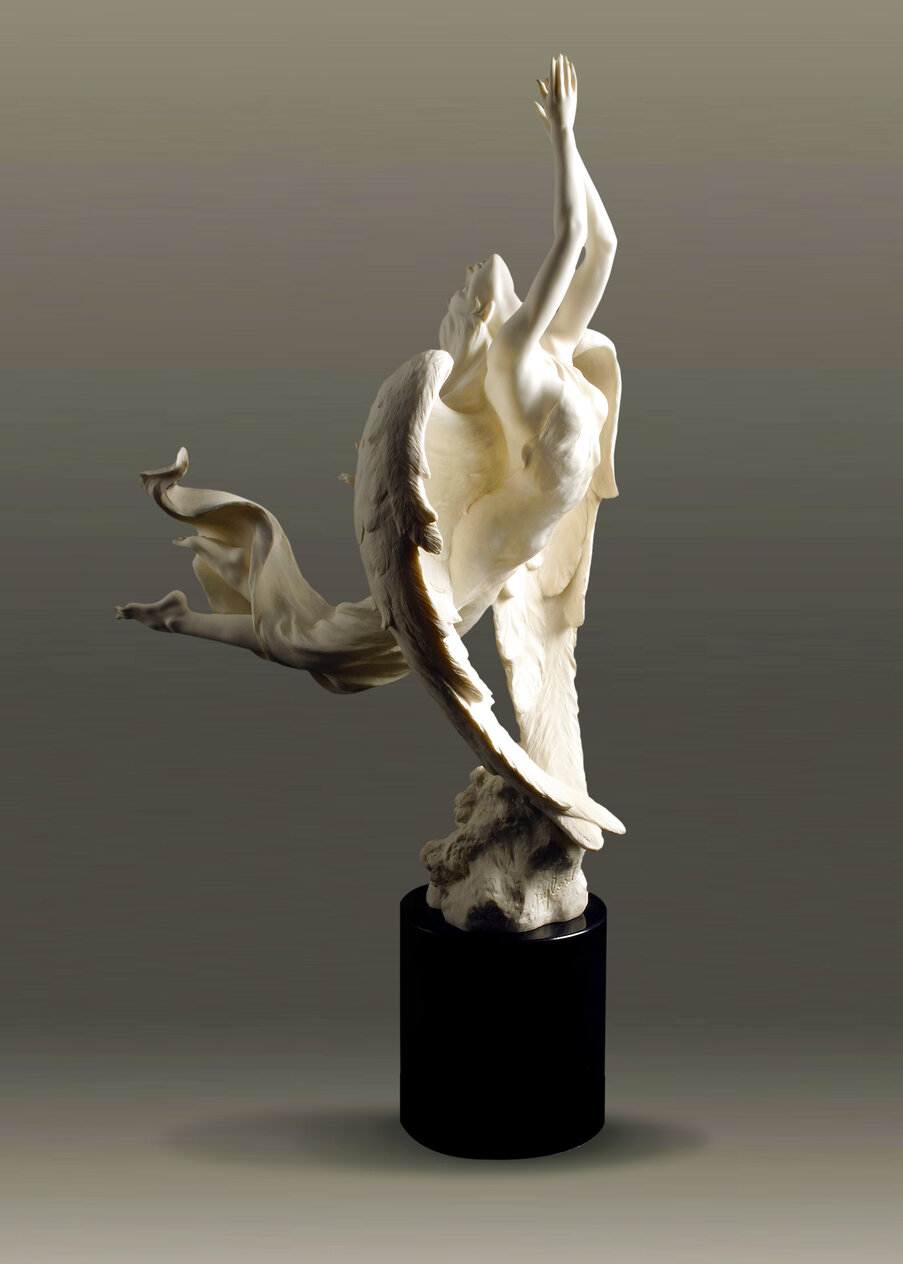 Transition 2011 Limited Edition Cast Marble Sculpture by Gaylord Ho ...