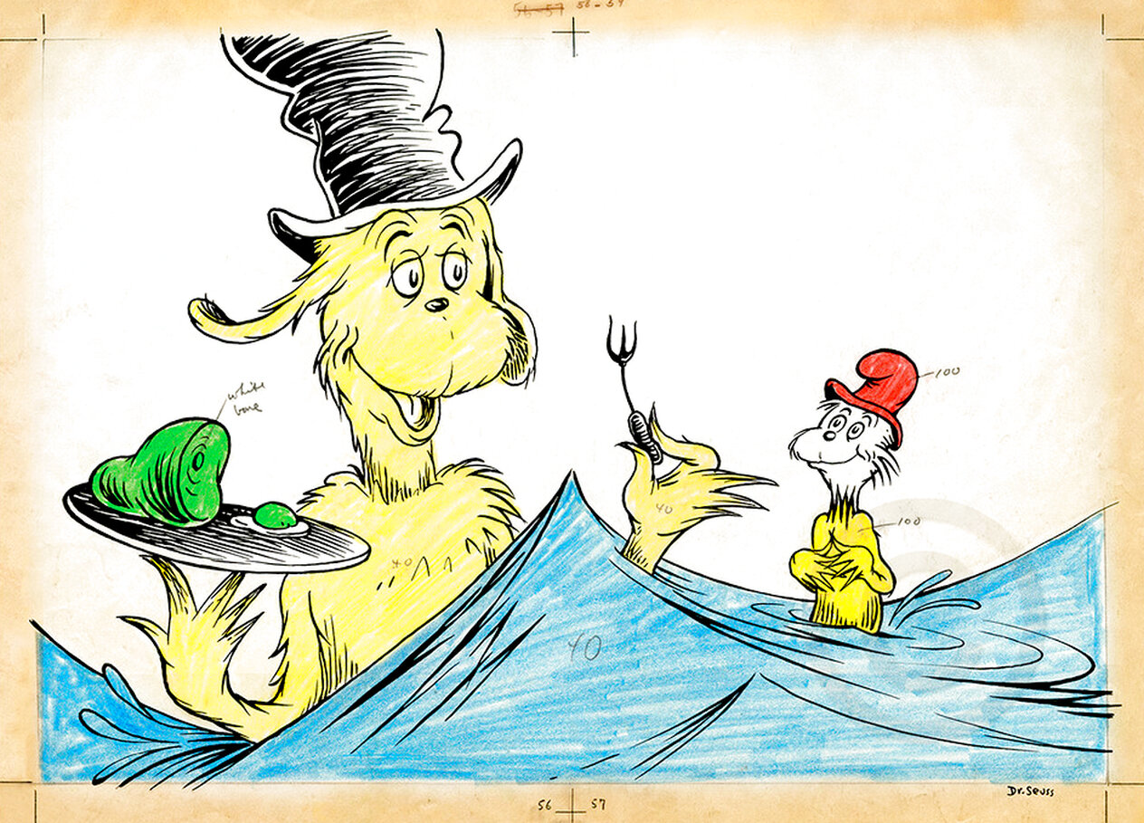 I Like Them, Sam I Am 2014 Limited Edition Serigraph by Dr. Seuss - For ...