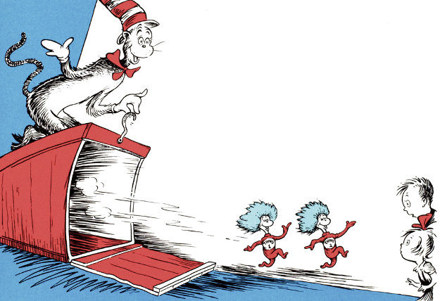 I Call Them Thing One and Thing Two Limited Edition Lithograph by Dr ...