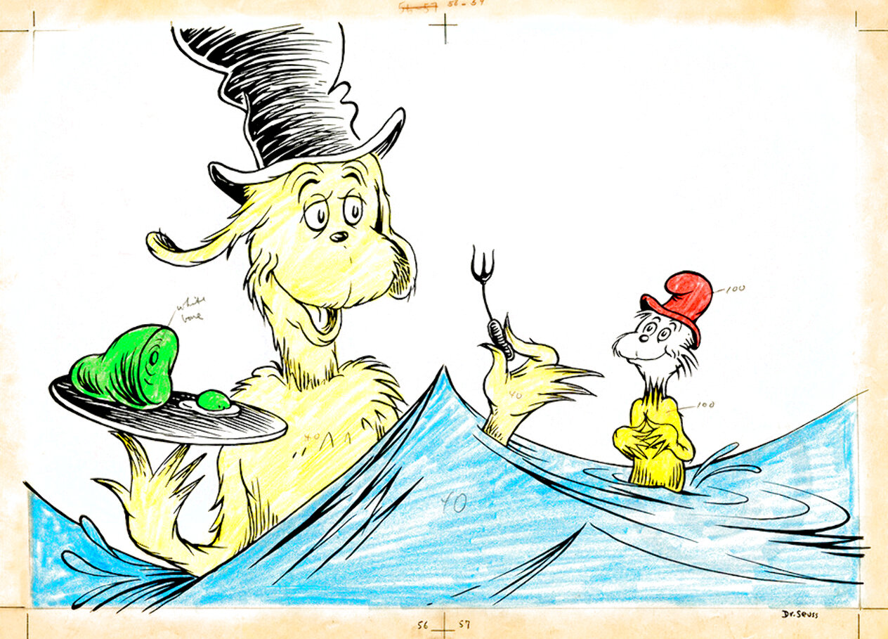 I Like Them, Sam I Am 2014 Limited Edition Serigraph by Dr. Seuss - For ...