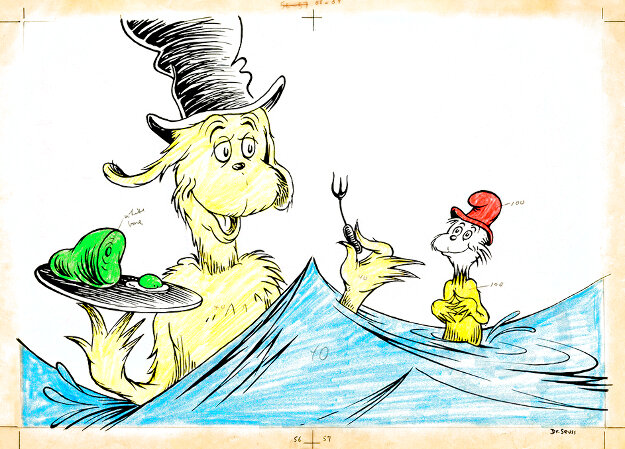 I Like Them, Sam I Am 2014 Limited Edition Serigraph by Dr. Seuss - For ...